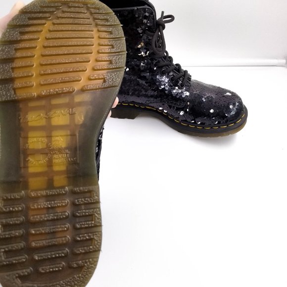 Dr. Martens | Shoes | Dr Martens 46 Pascal Reversible Flip Sequin Boots 6 | Poshmark